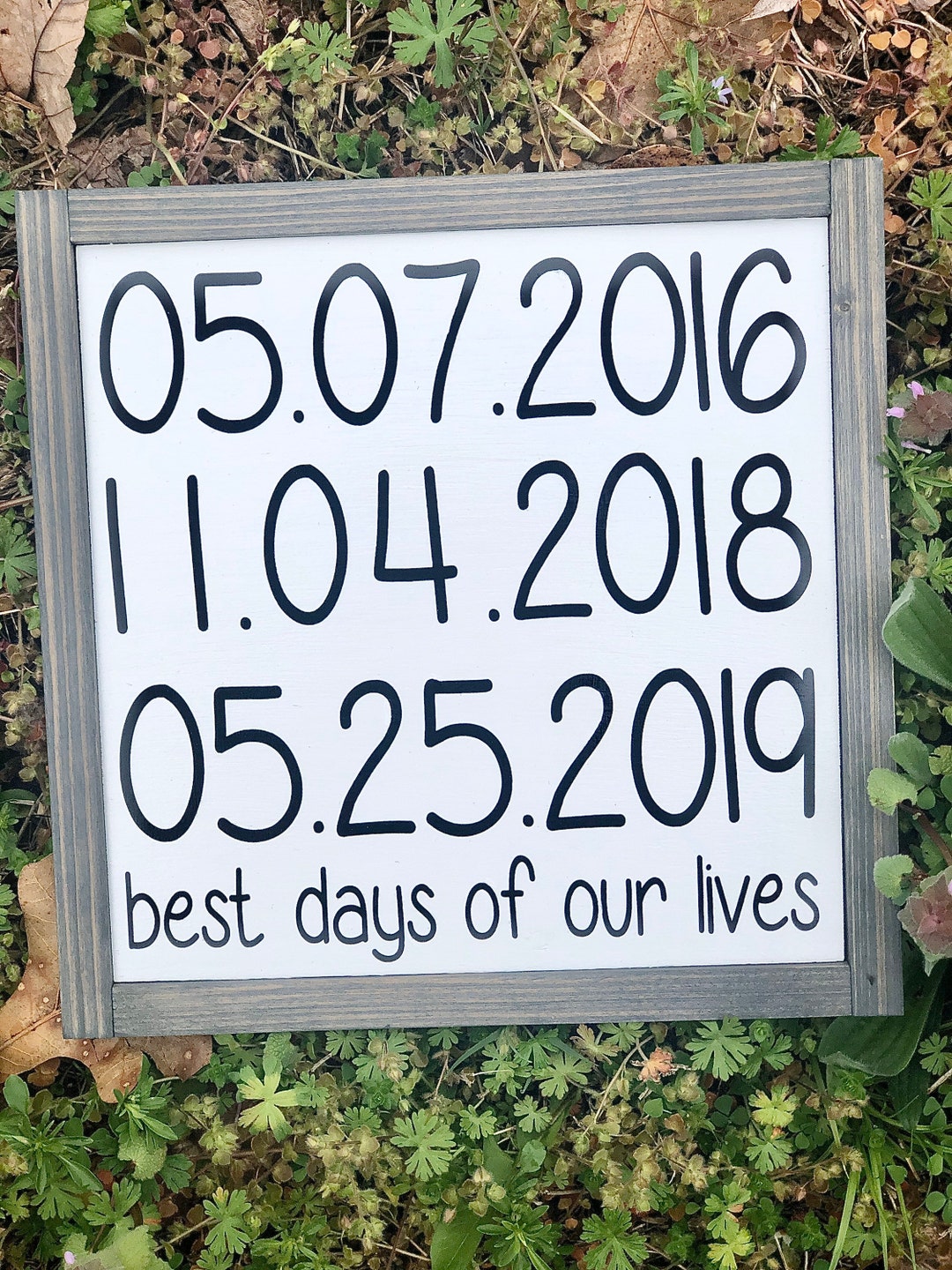Best Days of Our Lives | Farmhouse | Wood Sign | Living Room Wall Decor ...