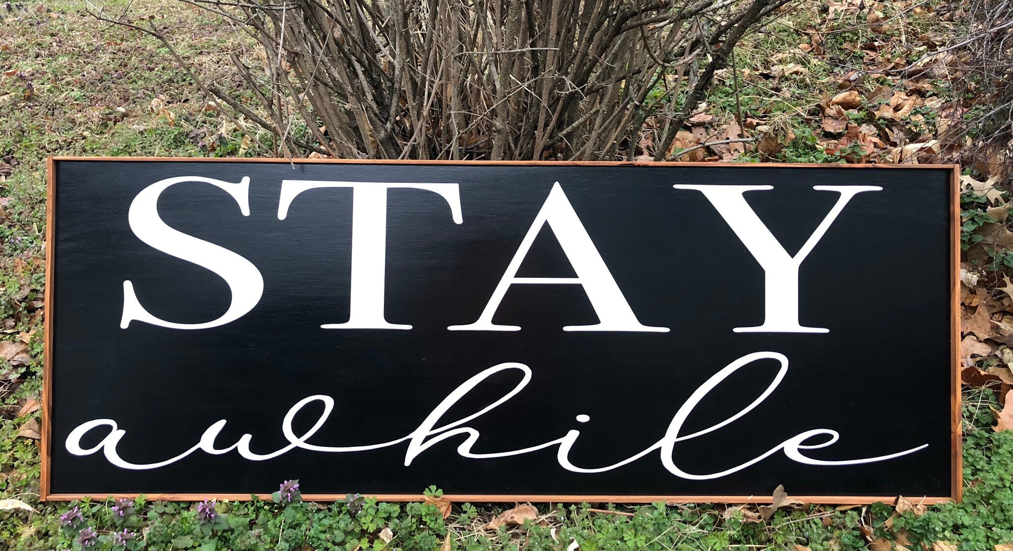 Stay Awile Sign Guest Bedroom Decor Home Decor Guest - Etsy