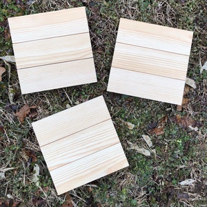 Blank Wood Sign - 3 Horizontal Pallet | Home Decor | DIY Wood Signs ...