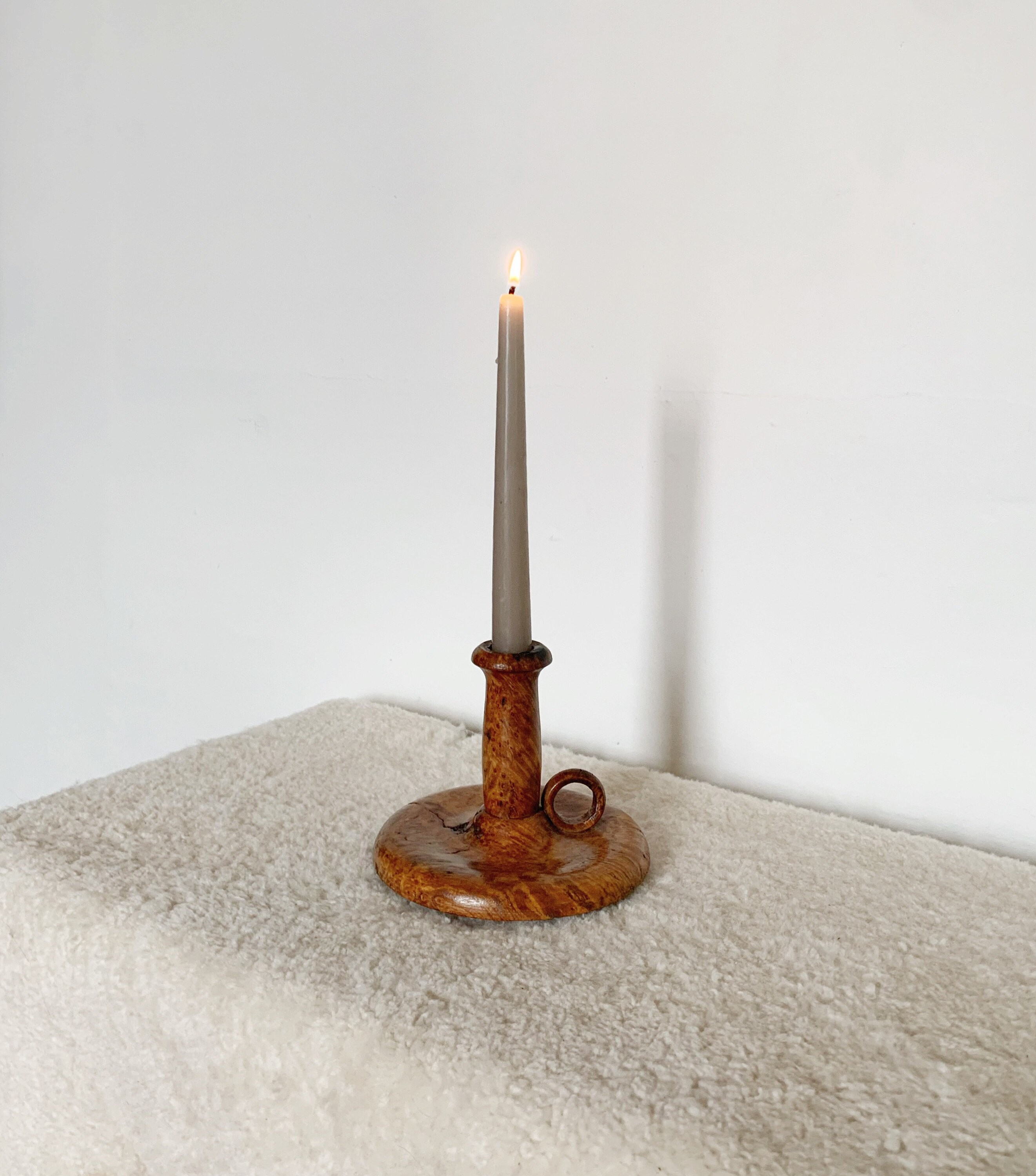 Home Décor Modern Style Pair of Vintage Handmade Burlwood Hugging ...