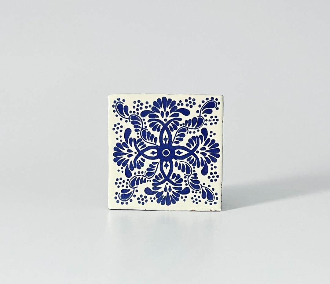 Vintage Hand Painted Mexican Tile - Etsy