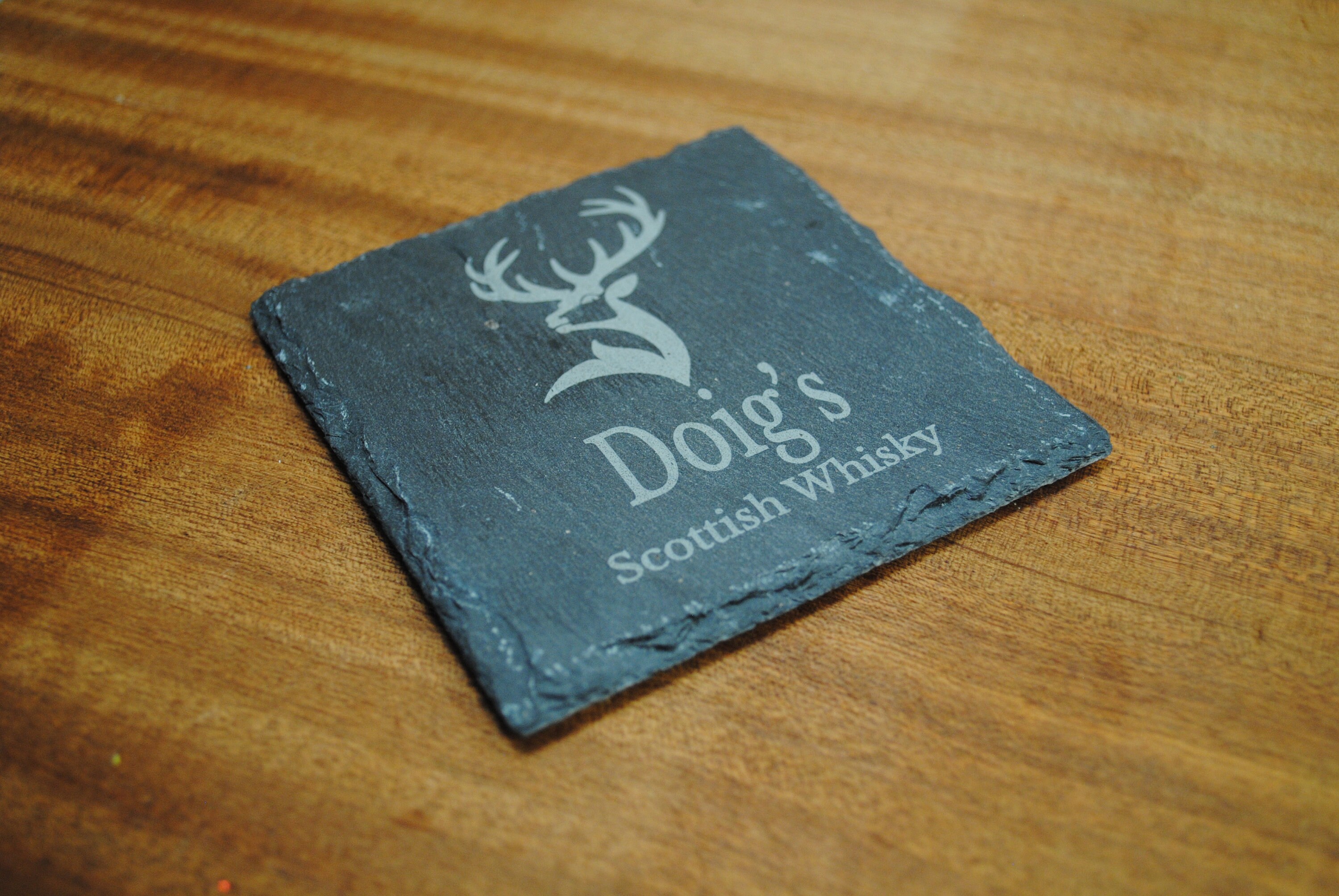 Personalised Slate Coaster Scottish Whisky - Etsy.de