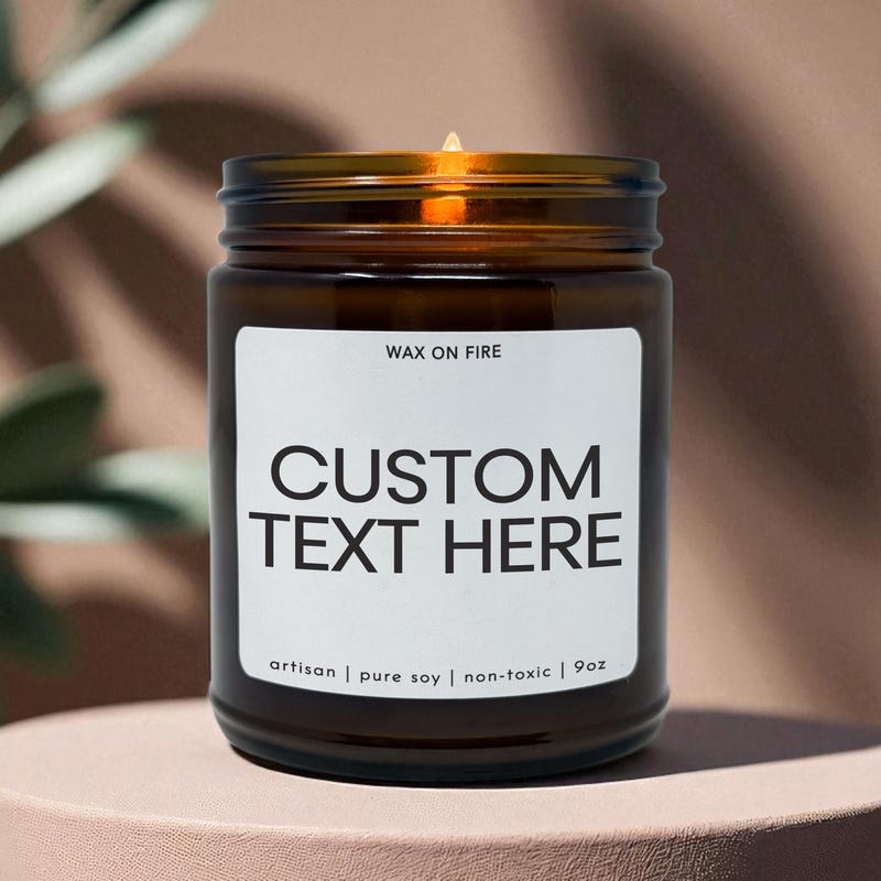 Personalized Candles - Etsy