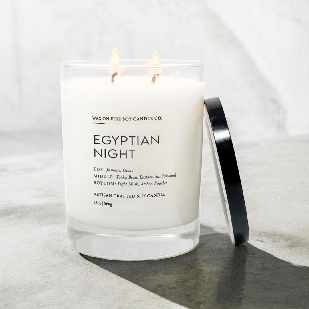Egyptian Night Candle Summer Candle Fall Candle Vegan Candle Vegan ...