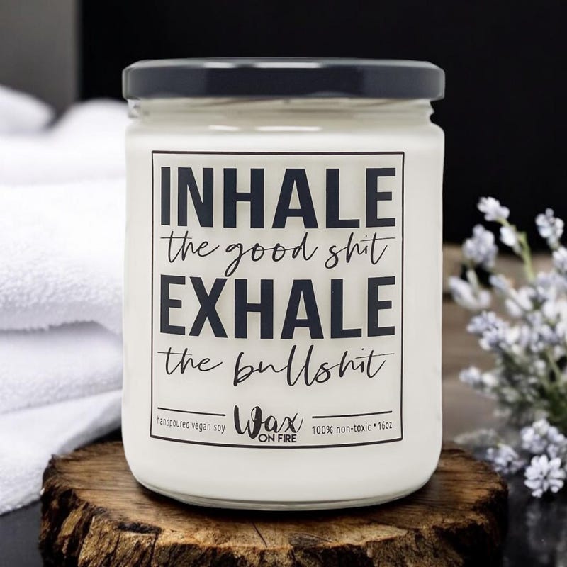 Inhale Exhale - Etsy