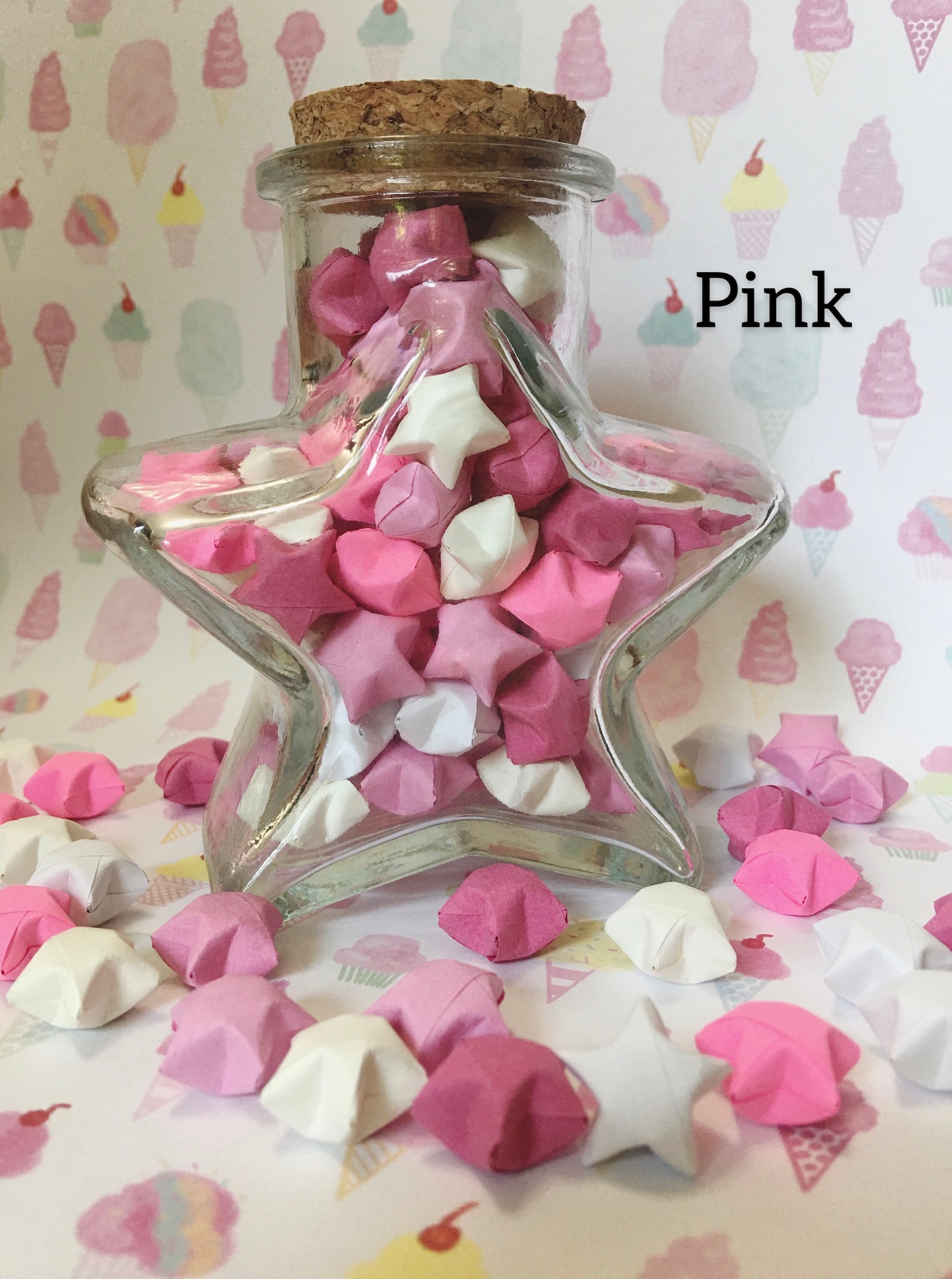 Paper Stars in a Jar (multiple Colors) - Etsy