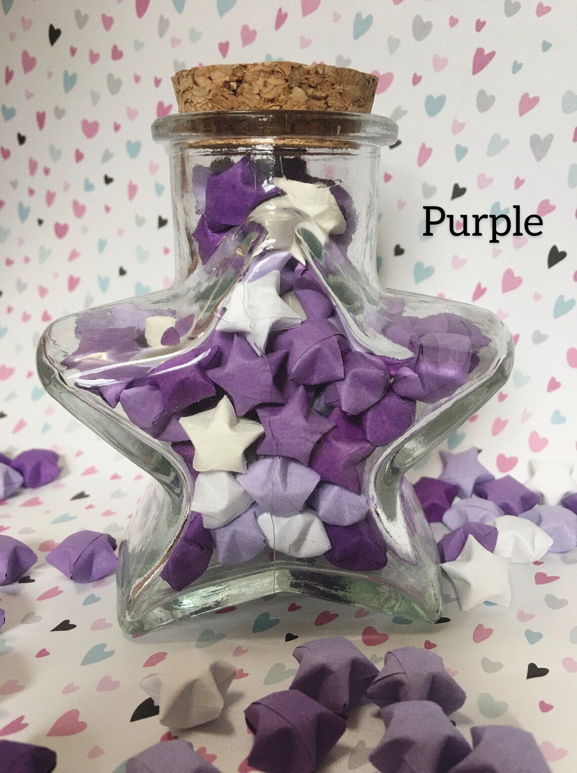 Paper Stars in a Jar (multiple Colors) - Etsy