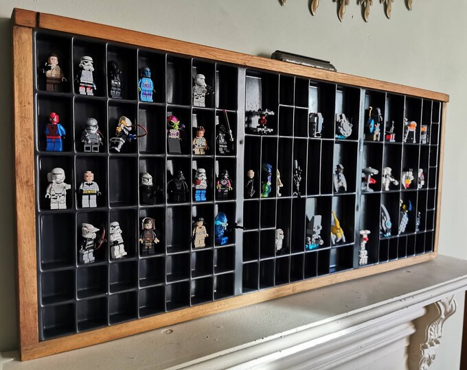 Vintage Lego Collection Display, Collectors Tray, Cubby Holes, Vintage ...