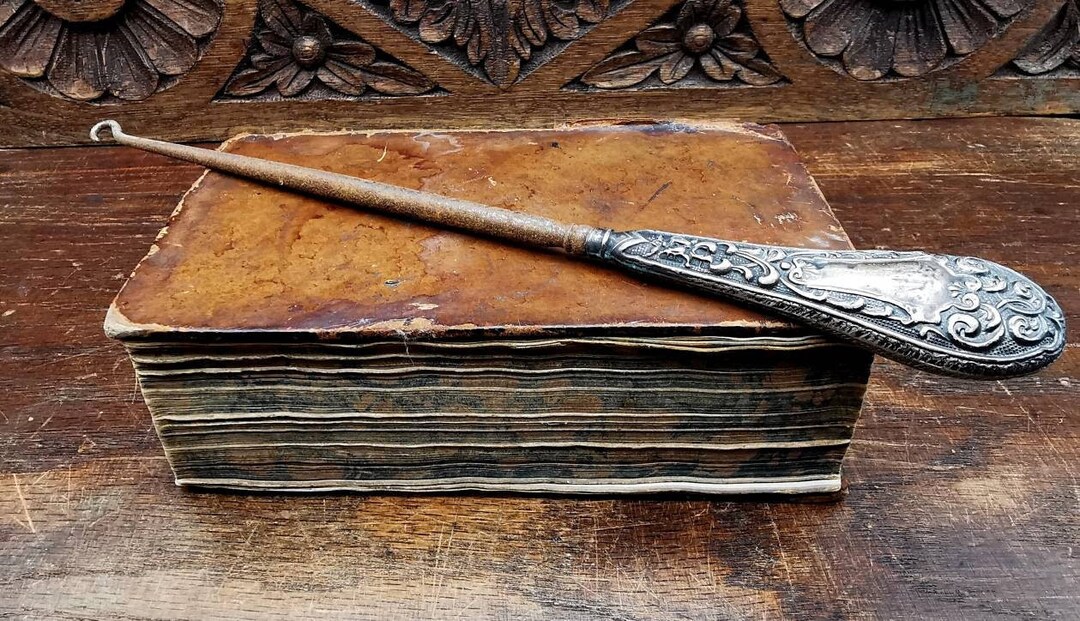 Antique Boot Button Hook Victorian Shoe Hook Victorian Stage - Etsy