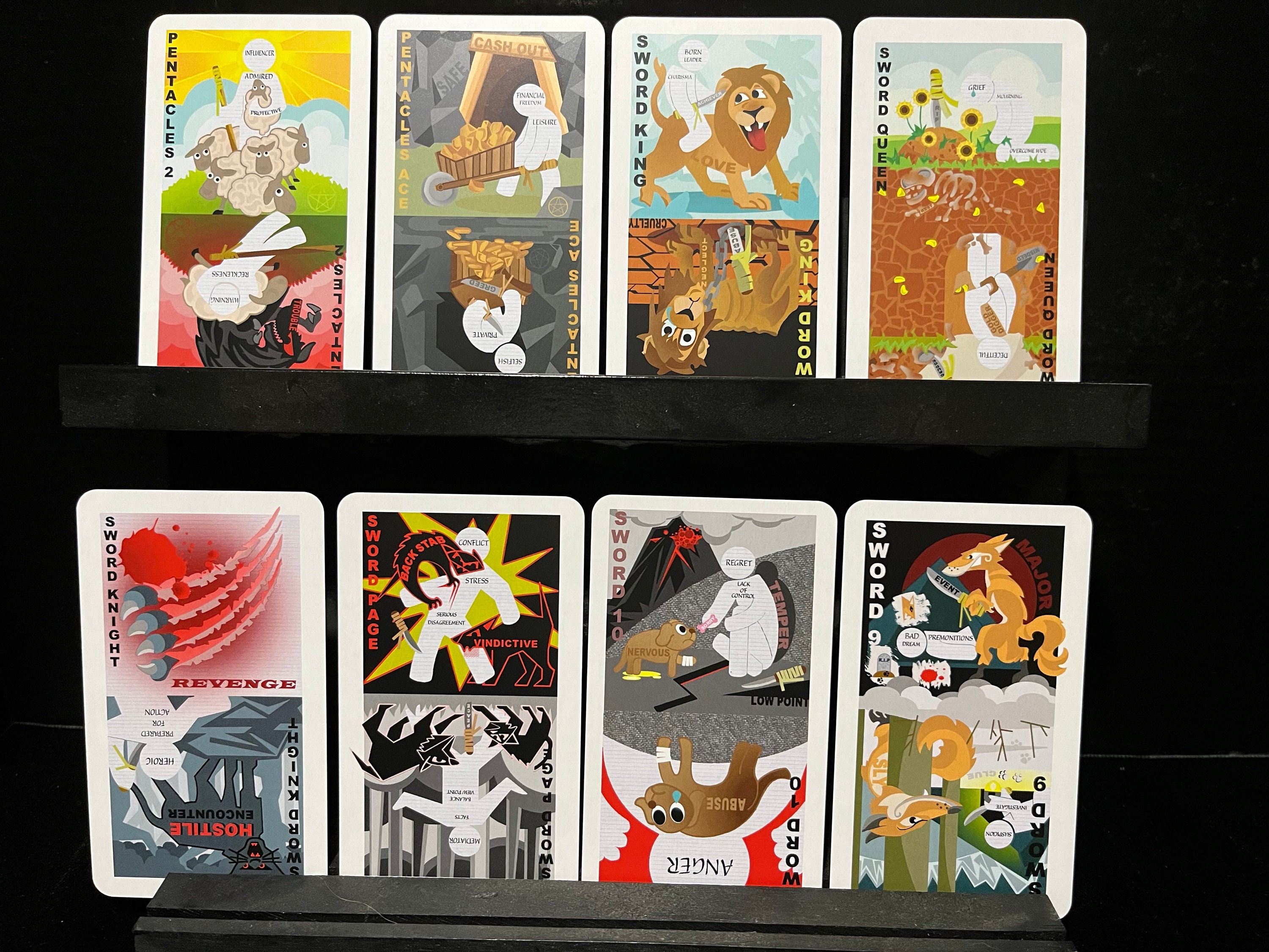 MODERN TAROT CARDS 78 Deck - Etsy