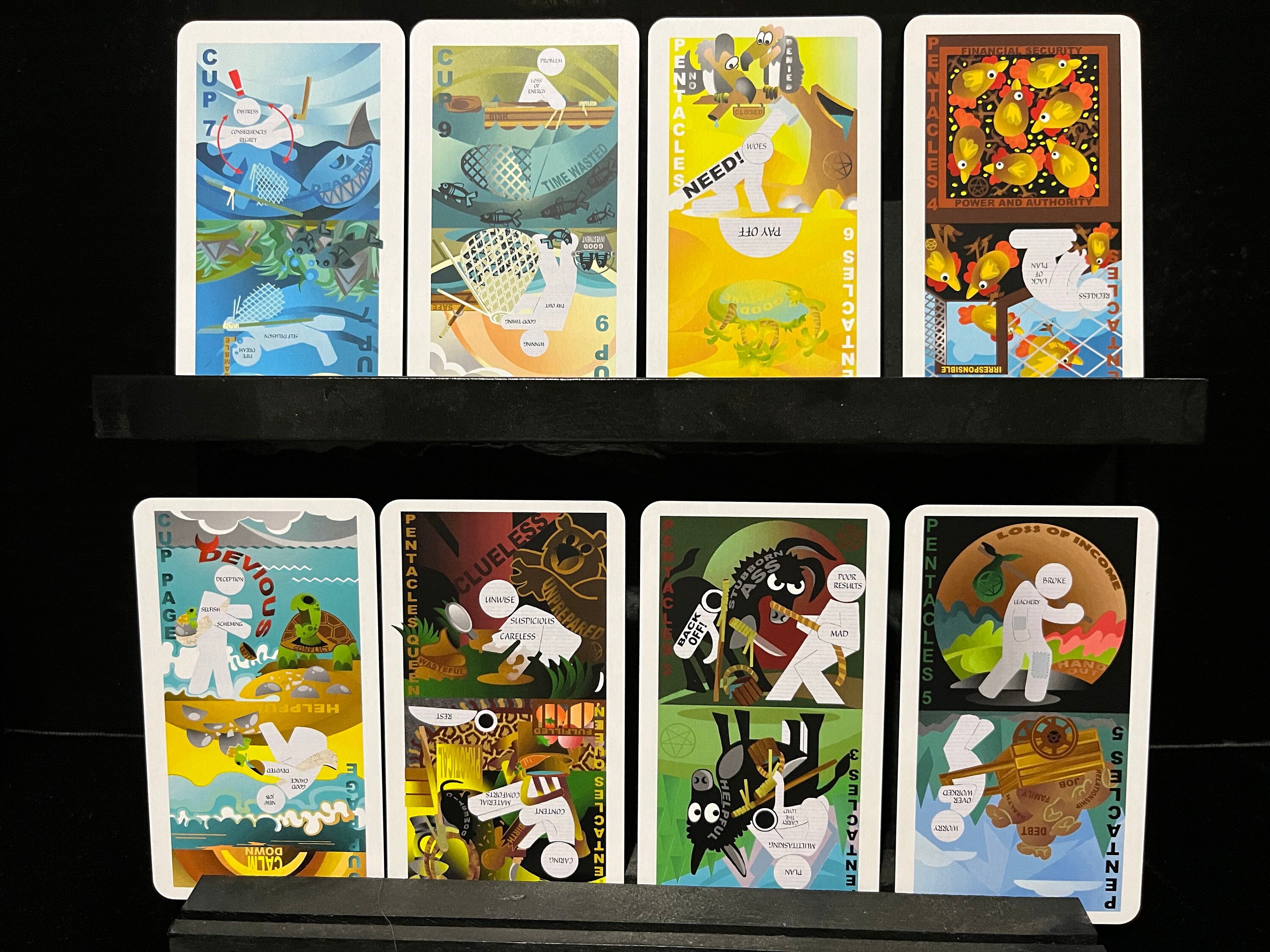 MODERN TAROT CARDS 78 Deck - Etsy