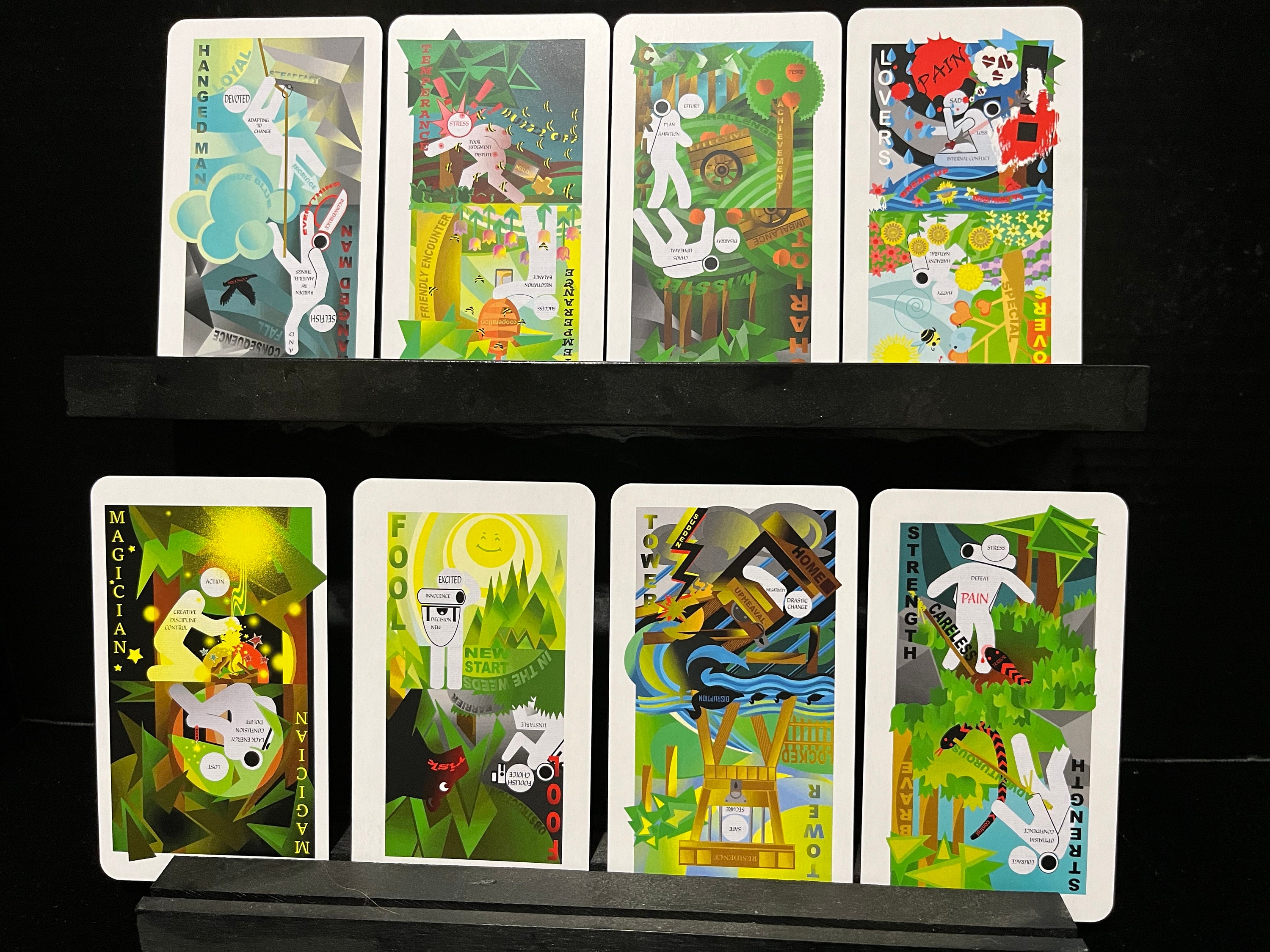 MODERN TAROT CARDS 78 Deck - Etsy