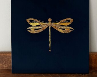Dragonfly Print Embroidery - Etsy