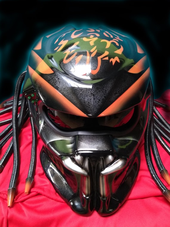 Alien Vs Predator Motorcycle Helmet