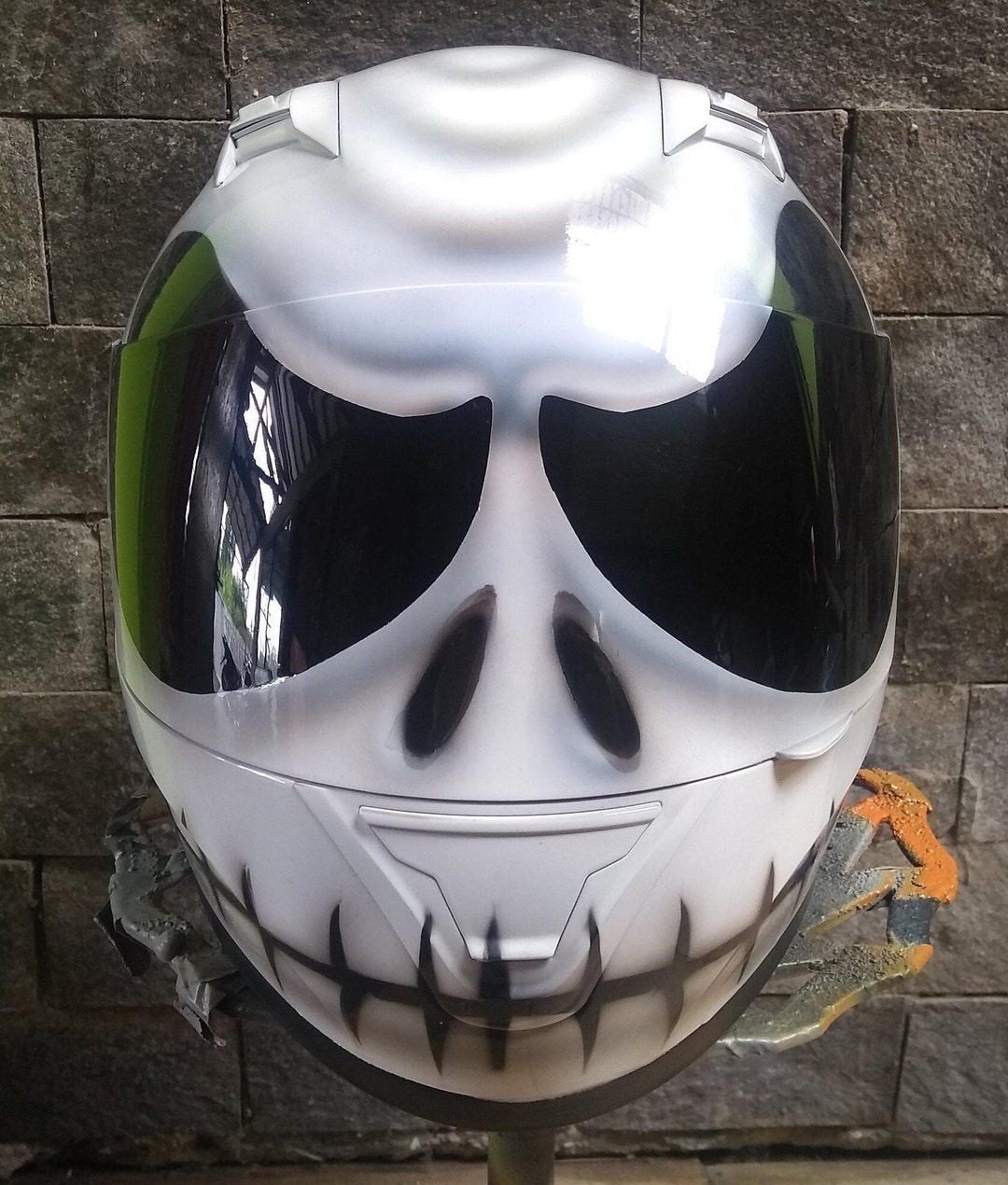 Jack Skellington Motorcycle Helmet, Nightmare Before Christmas, DOT ...