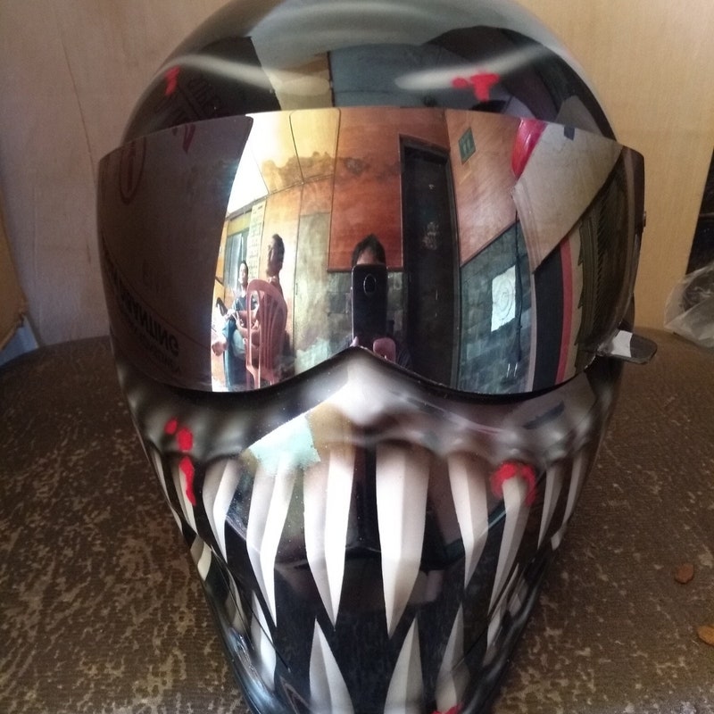 Venom Motorcycle Helmet - Etsy