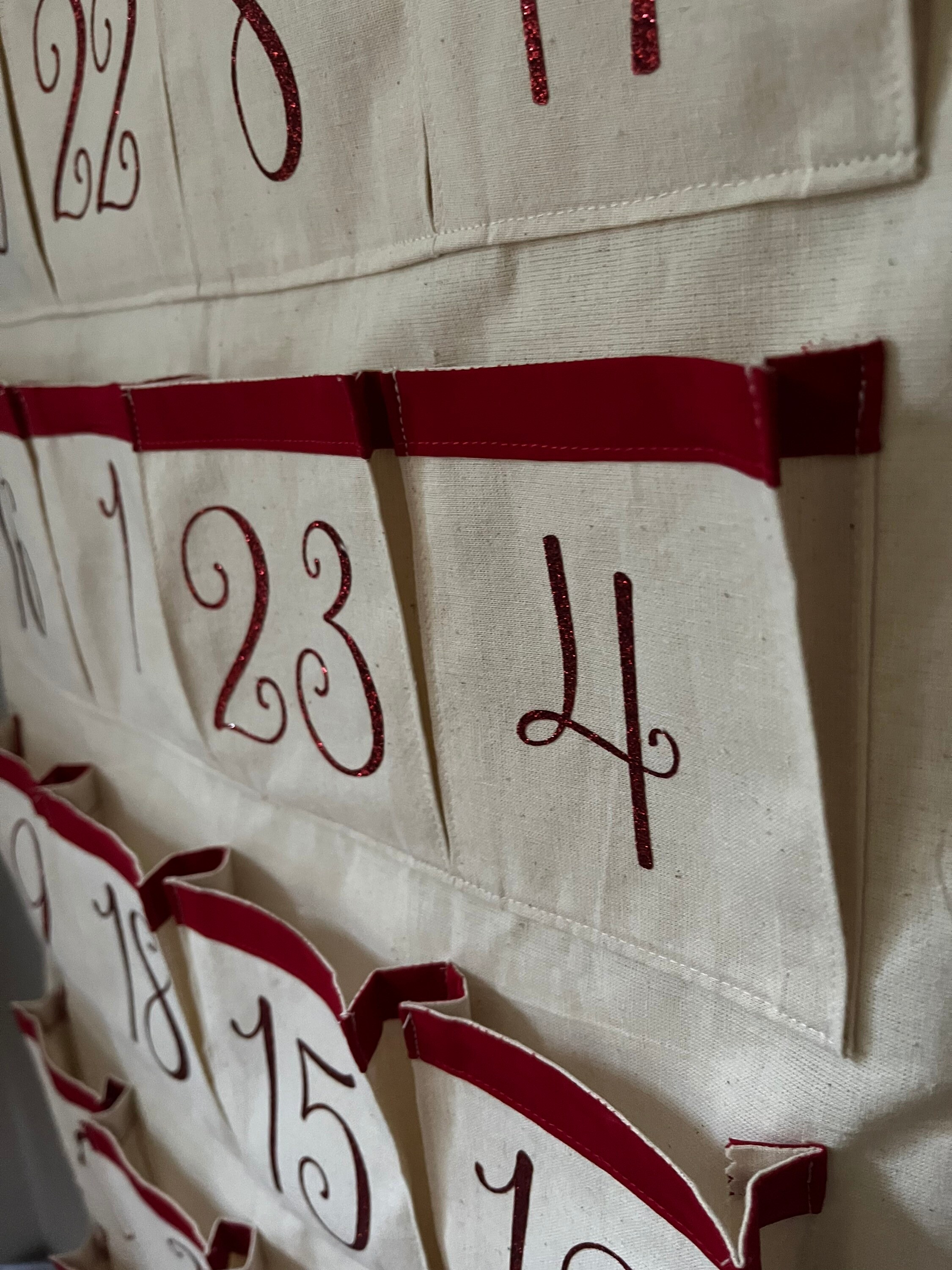 Plentiful Pockets Advent Calendar PDF Sewing Pattern by Elfie Sew - Etsy