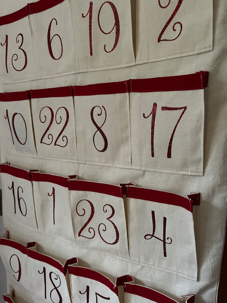 Plentiful Pockets Advent Calendar PDF Sewing Pattern by Elfie - Etsy