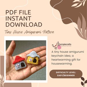 Crochet Pattern Bundle: Tiny House and Mini Cube House Amigurumi ...