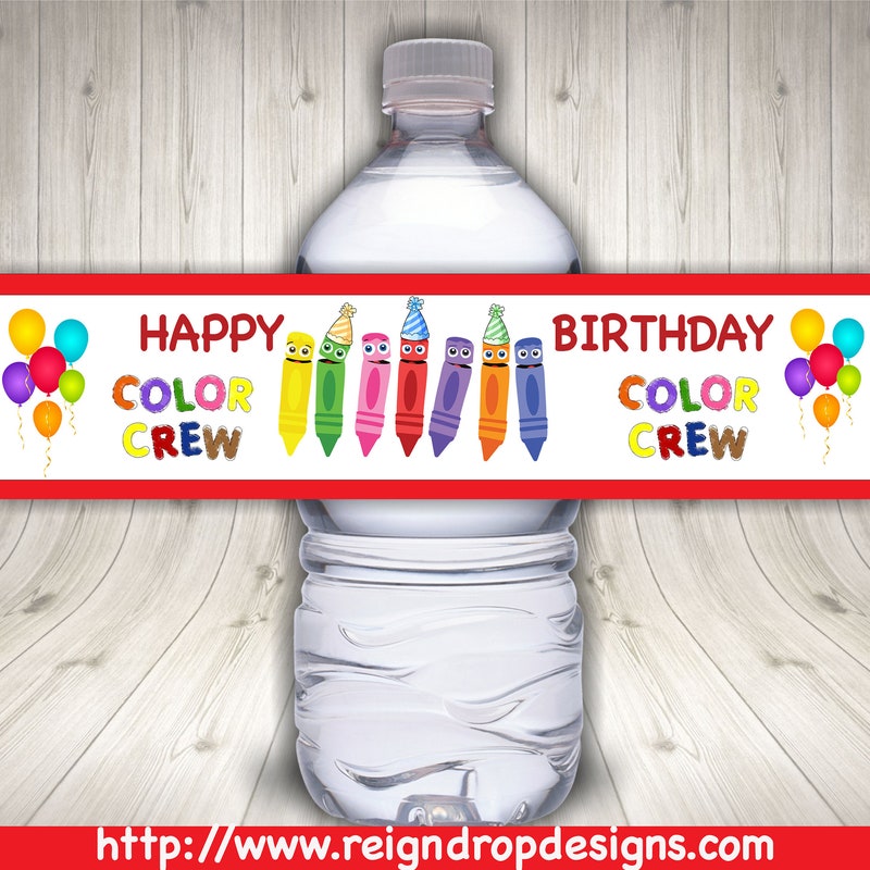 Color Crew Birthday - Etsy