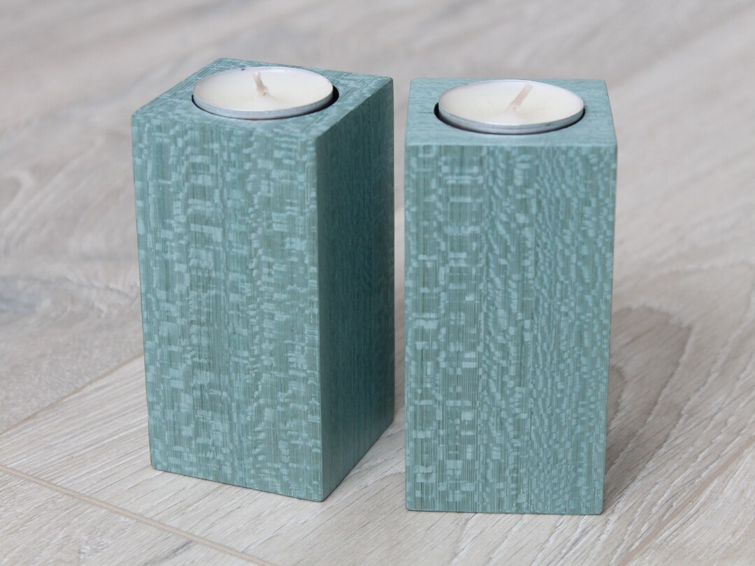 CUSTOM Wooden Tealight Holders, Koto Wooden Candlestick Holder - Etsy