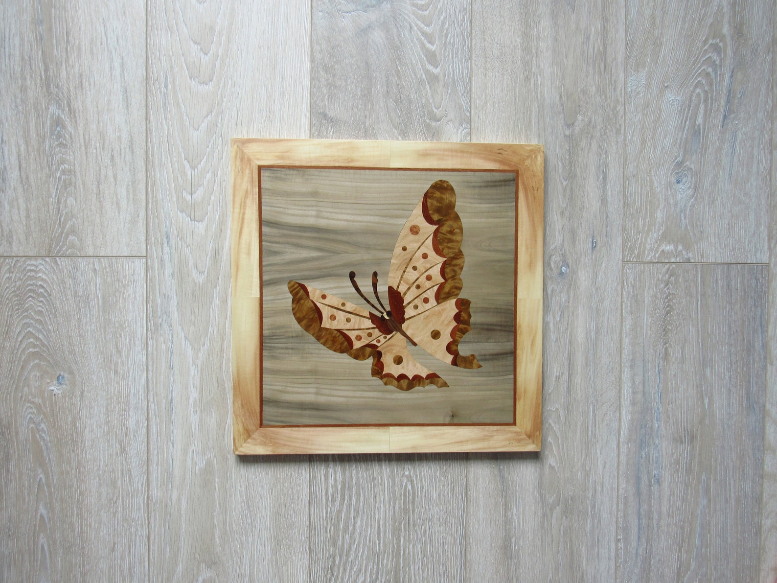Butterfly wood wall decor butterfly wood art marquetry | Etsy