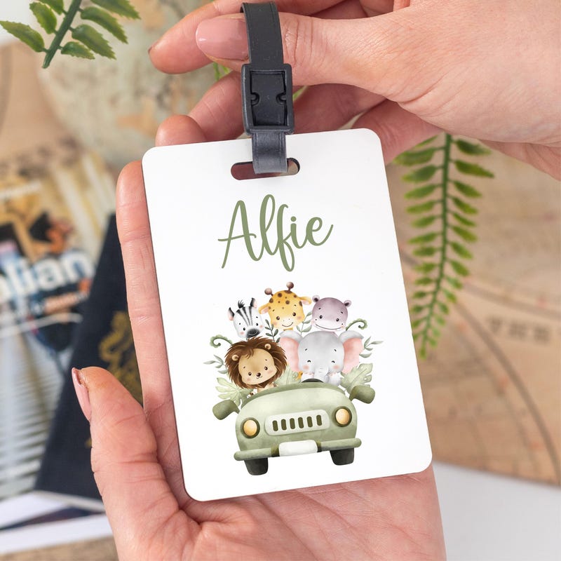 Kids Luggage Tags Boy - Etsy UK