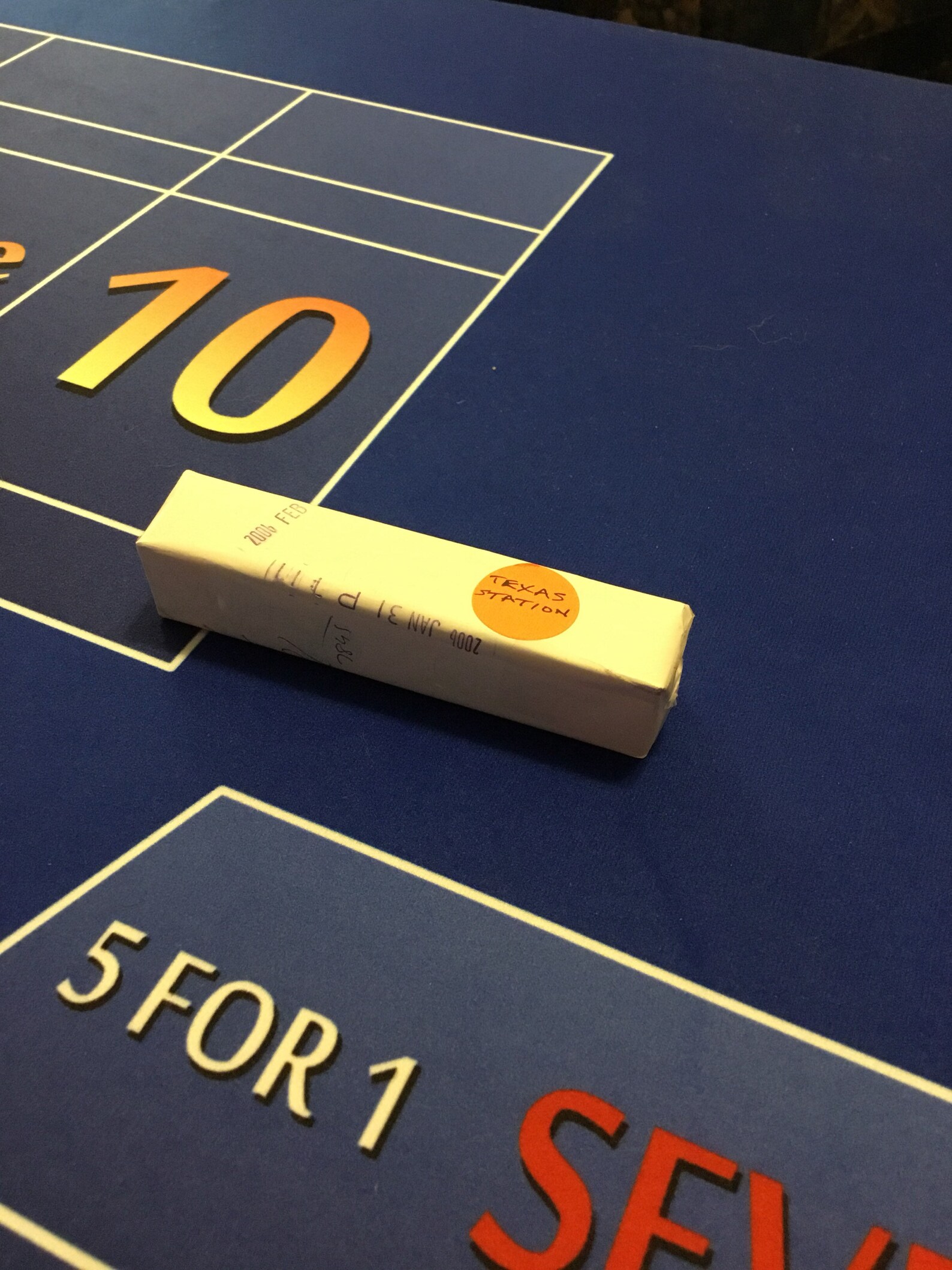 Craps Table Accessories: Rattan Stick, Dice Boat, On/off Puck & Used ...