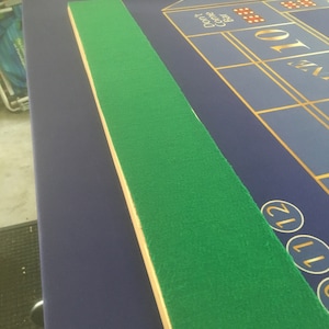 Custom/ Craps Table/ Chip Rails/ Price per Foot/ Please Provide ...