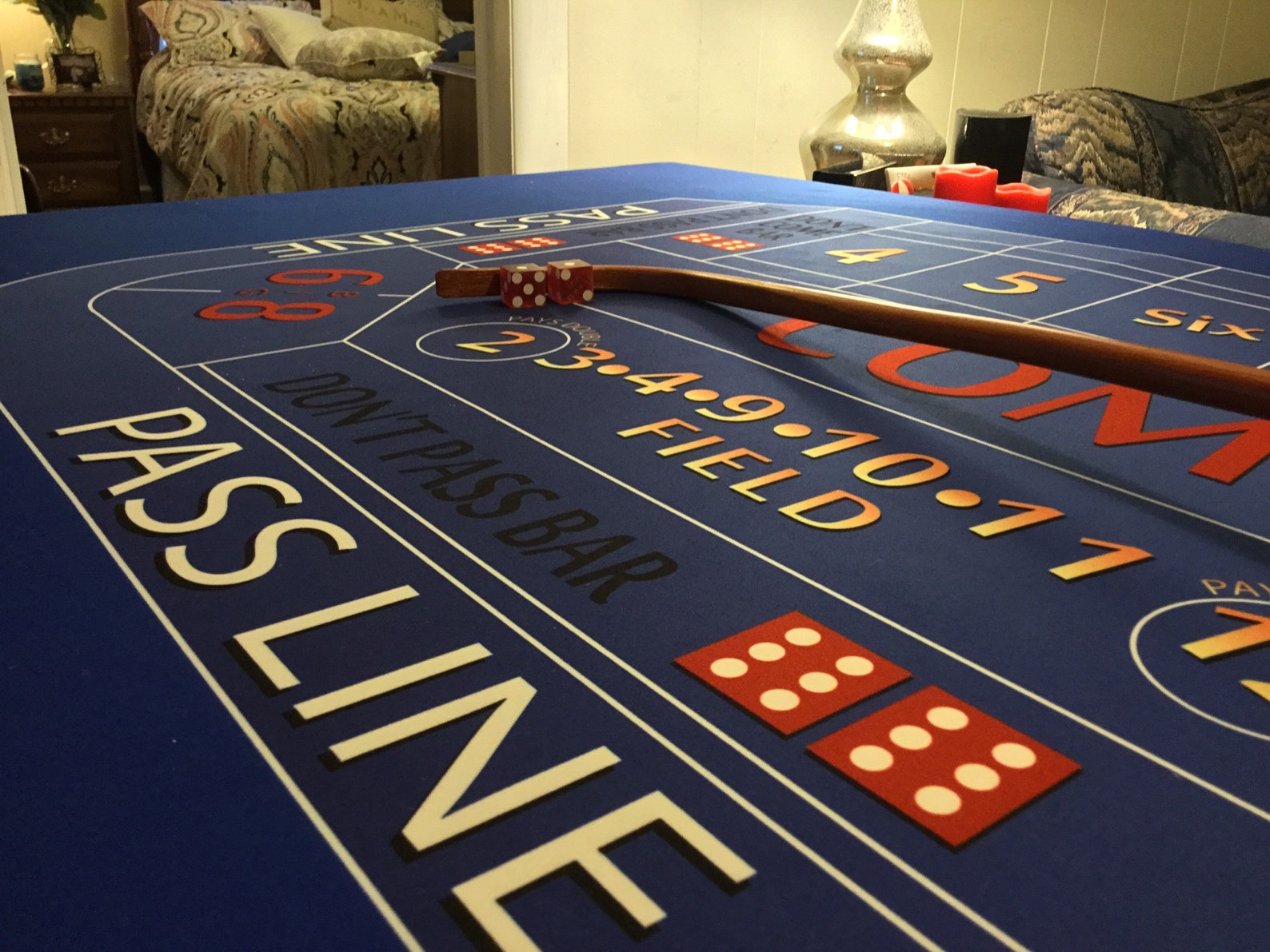 Craps Table Accessories/ Ratton/ Dice Boat/ on off Puck/ Sharp - Etsy