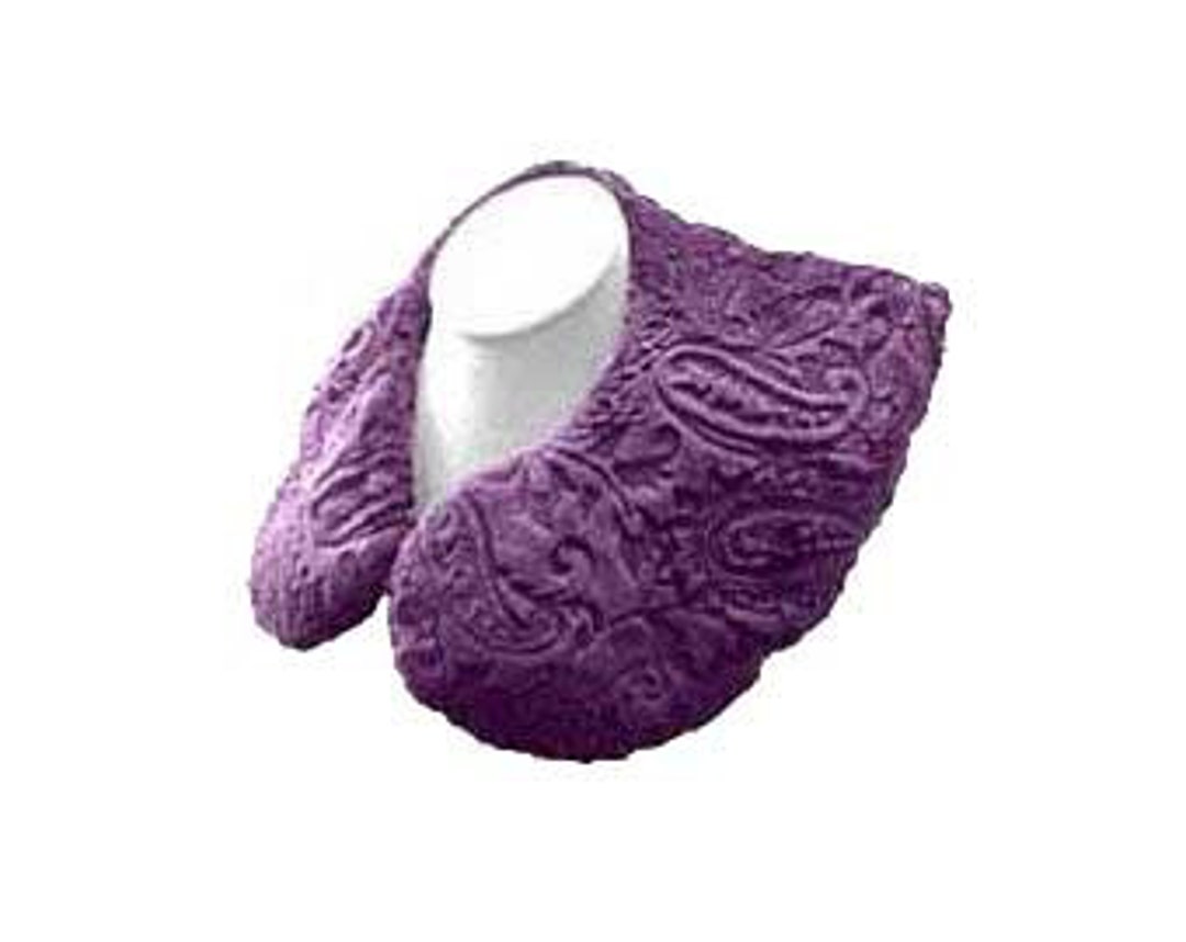 Spa Neck Wrap | New Violet Paisley | Deep Moist Heat | Tension Relief ...