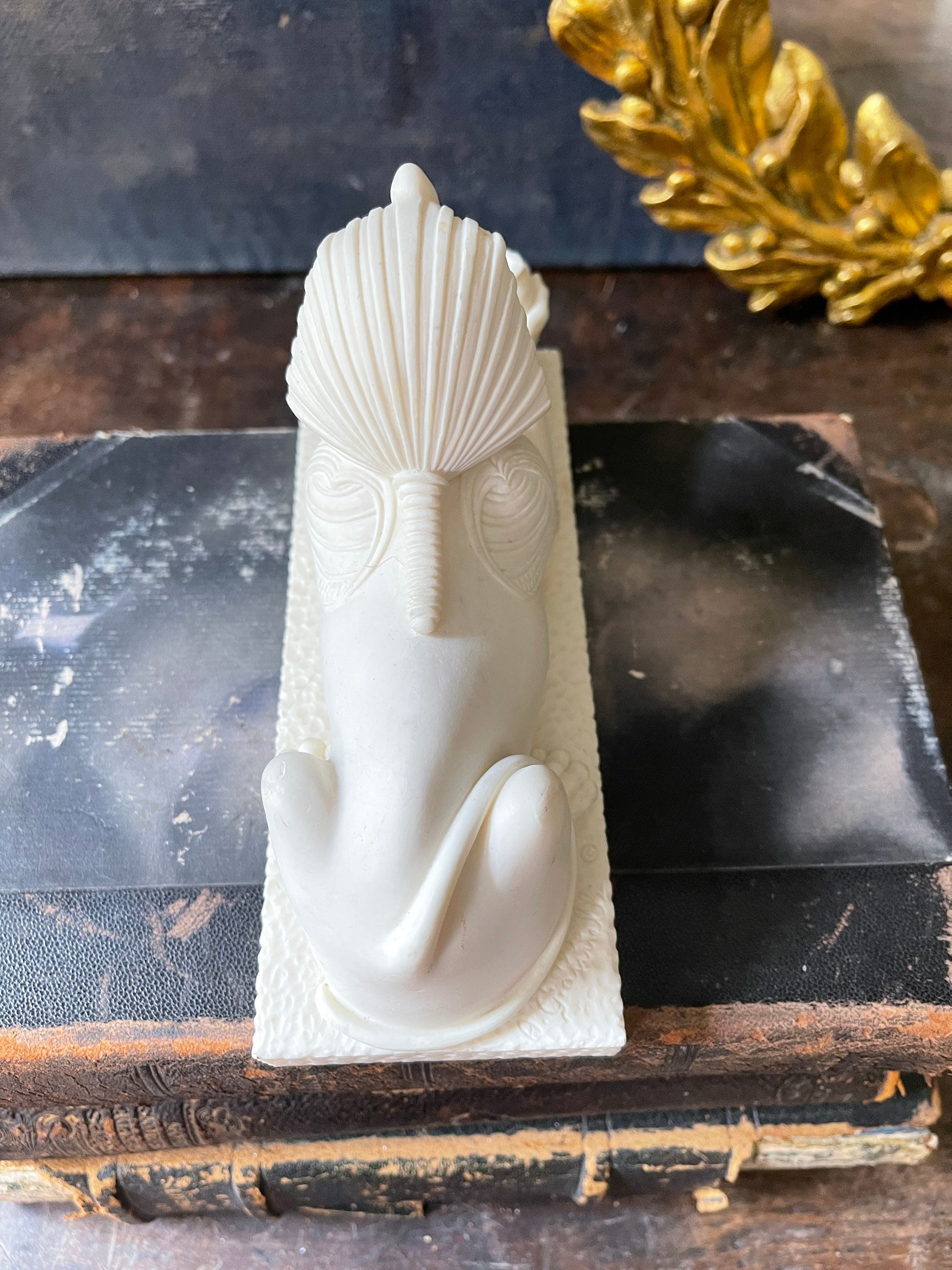 Egyptian Resin Sphinx Statue