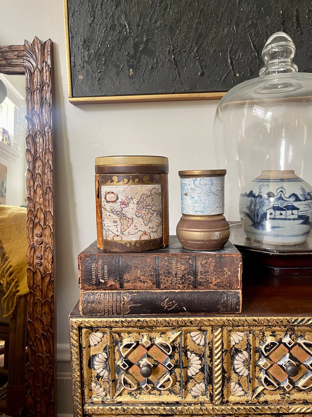 Collection of Two 2 Italian Jars - Etsy