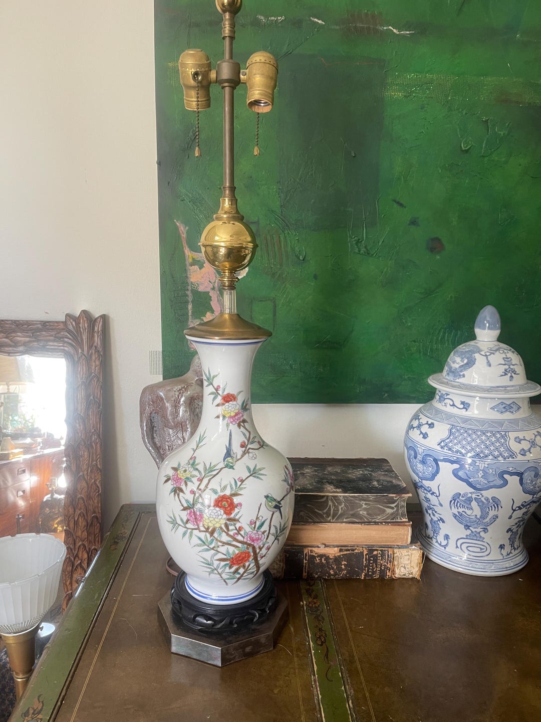 Vintage 1972 Chapman Asian Temple Jar Lamp - Etsy
