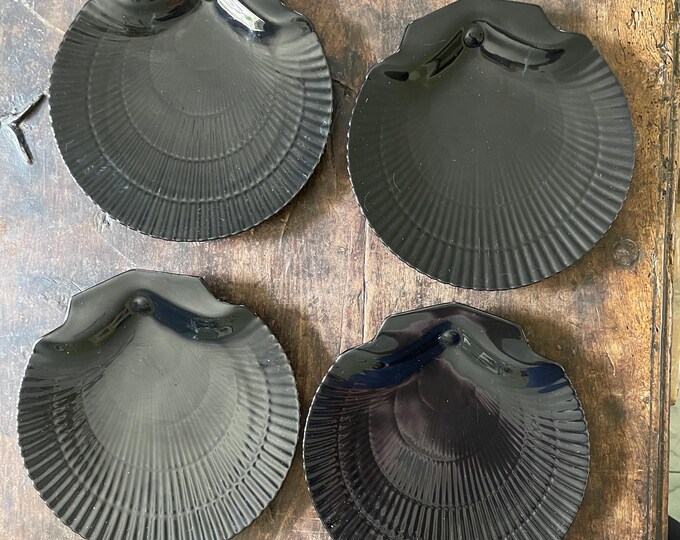 Set of Four (4) Mikasa Dusk Shell Plates Designed by Laslo - Etsy