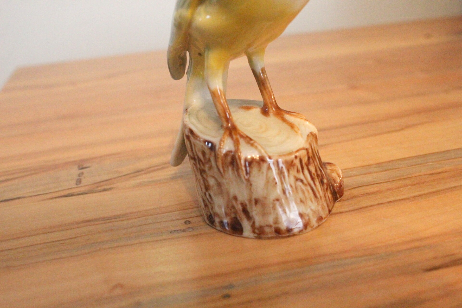 Vintage Goebel Porcelain Yellow Canary Bird 1960s Aviary Figurine ...
