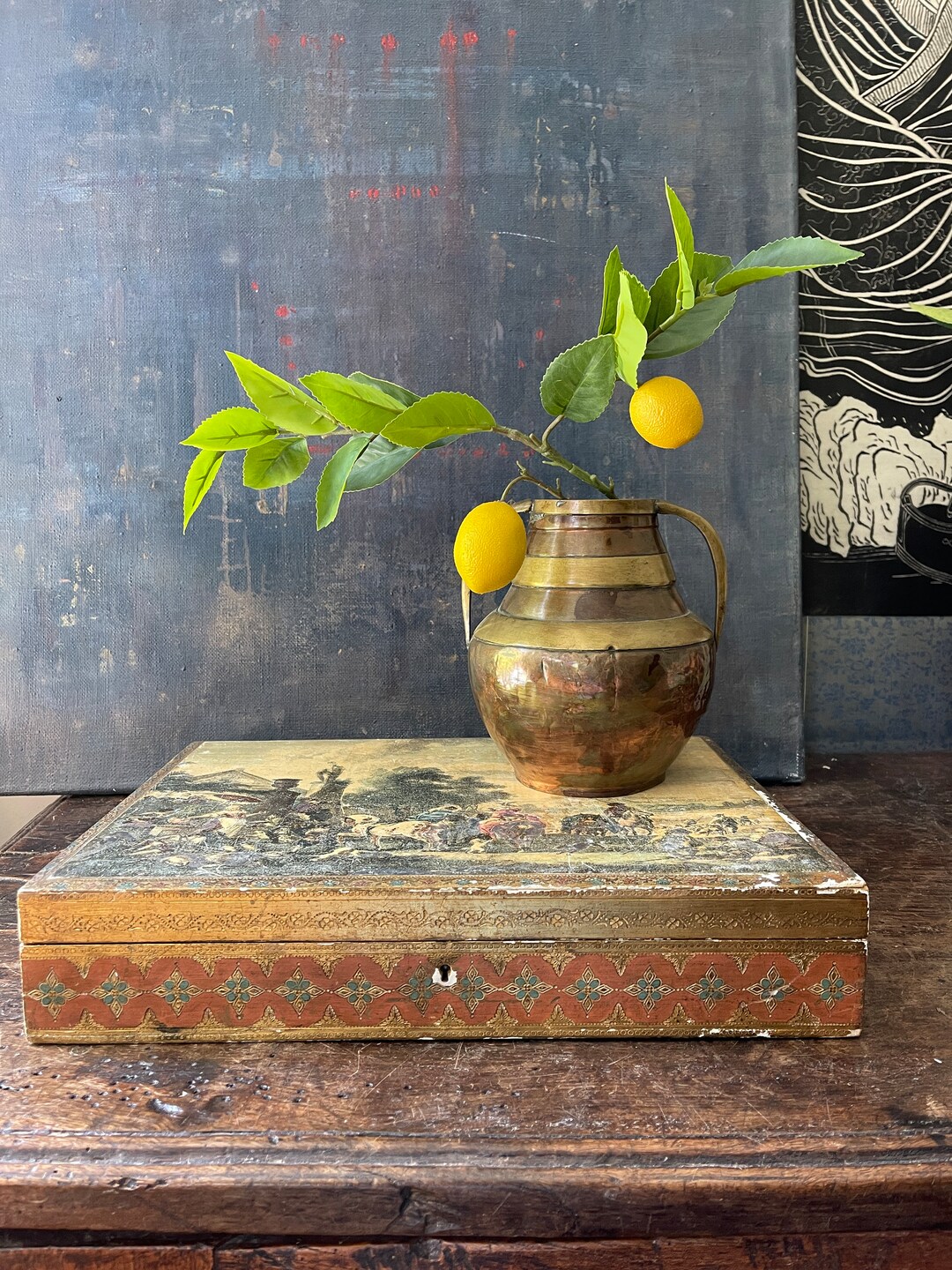 Large Vintage Florentine Box Made in Italy - Etsy