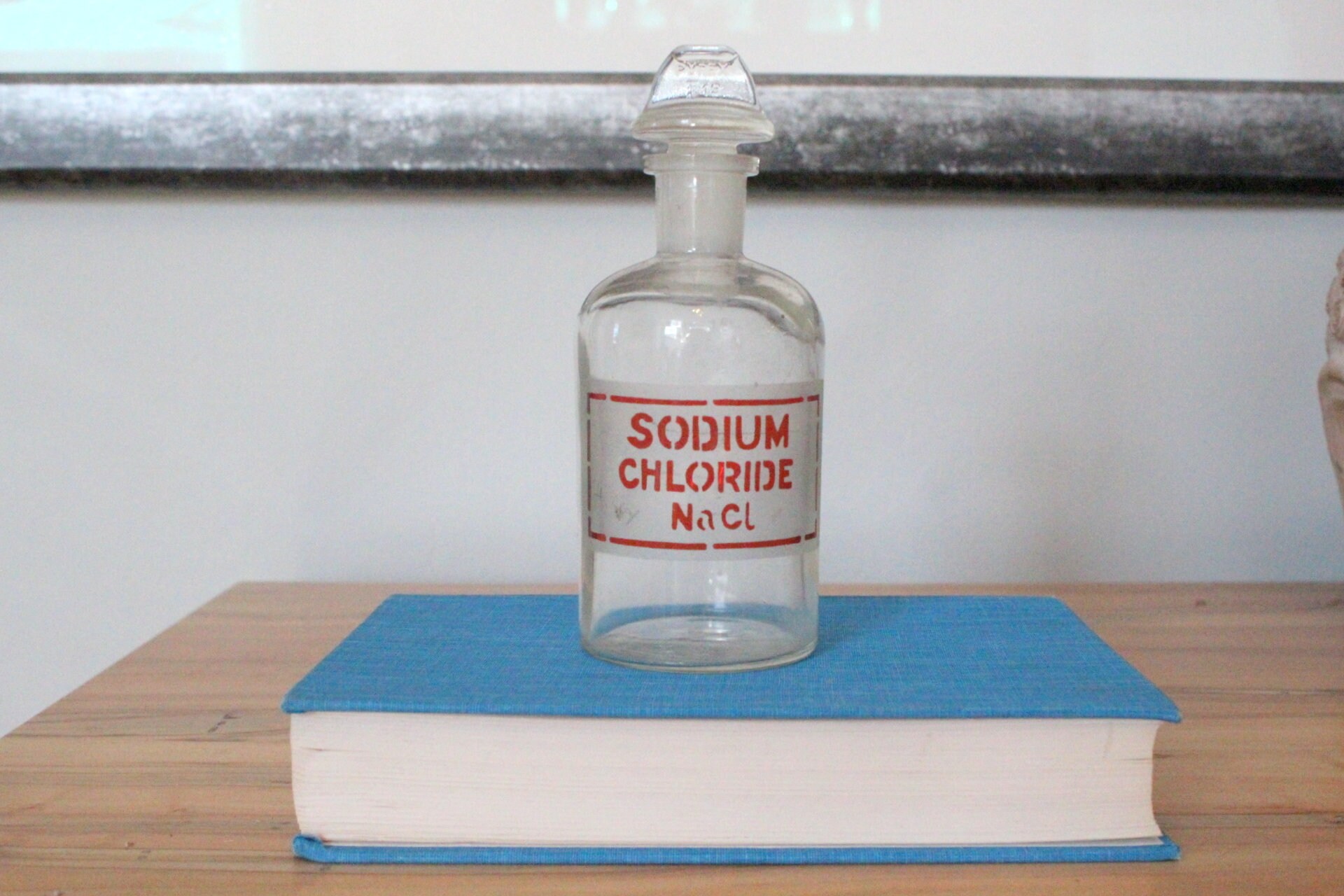 Vintage Pyrex Laboratory Sodium Chloride Bottle NaCl Chemistry Medical ...