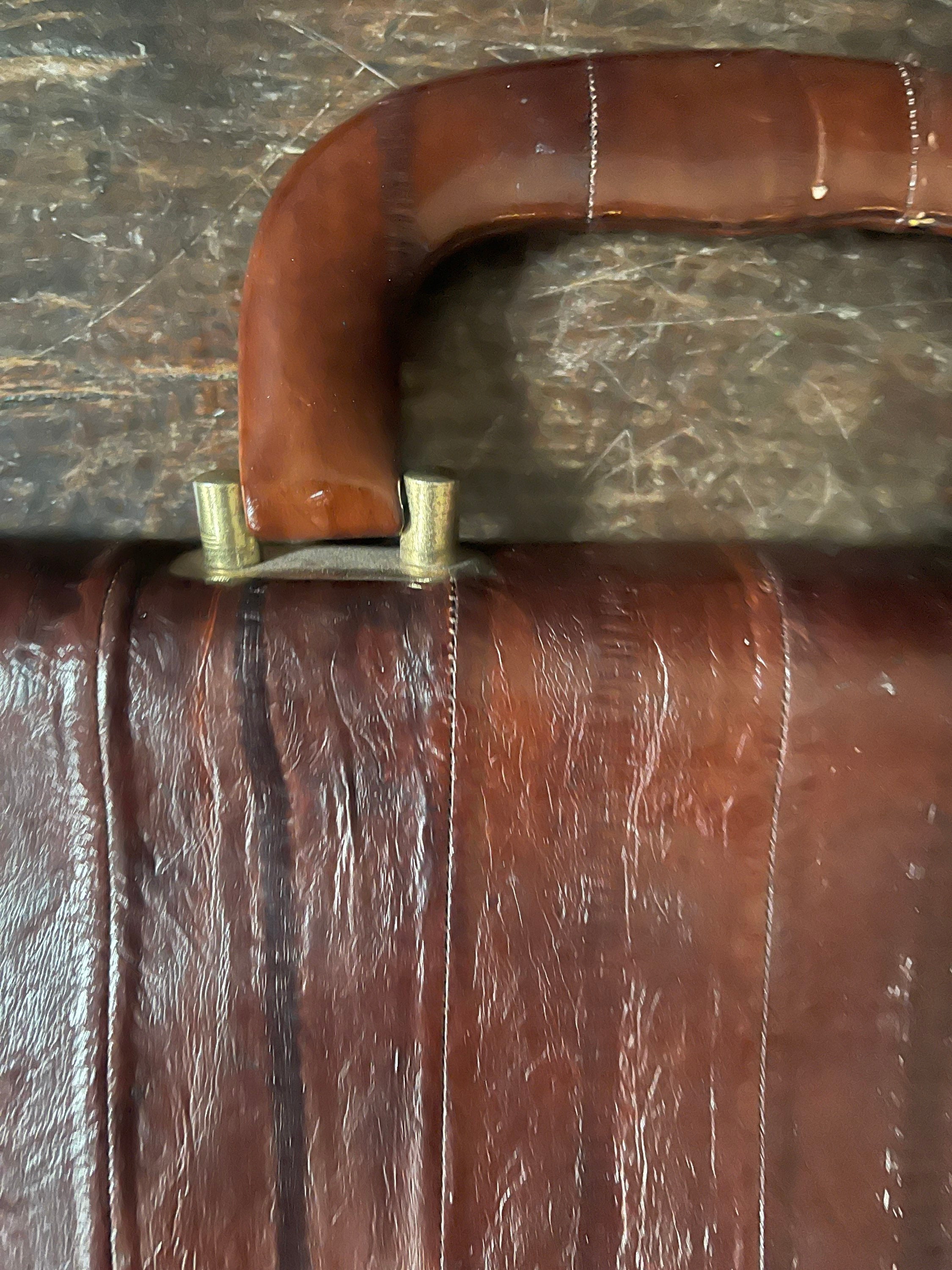 Eel Skin Briefcase - Etsy Eel Skin Briefcase - Etsy