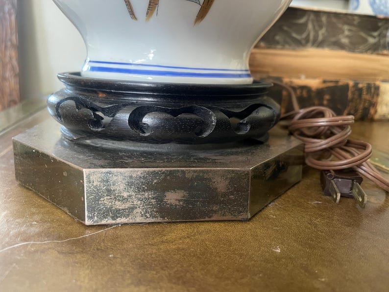 Vintage 1972 Chapman Asian Temple Jar Lamp - Etsy