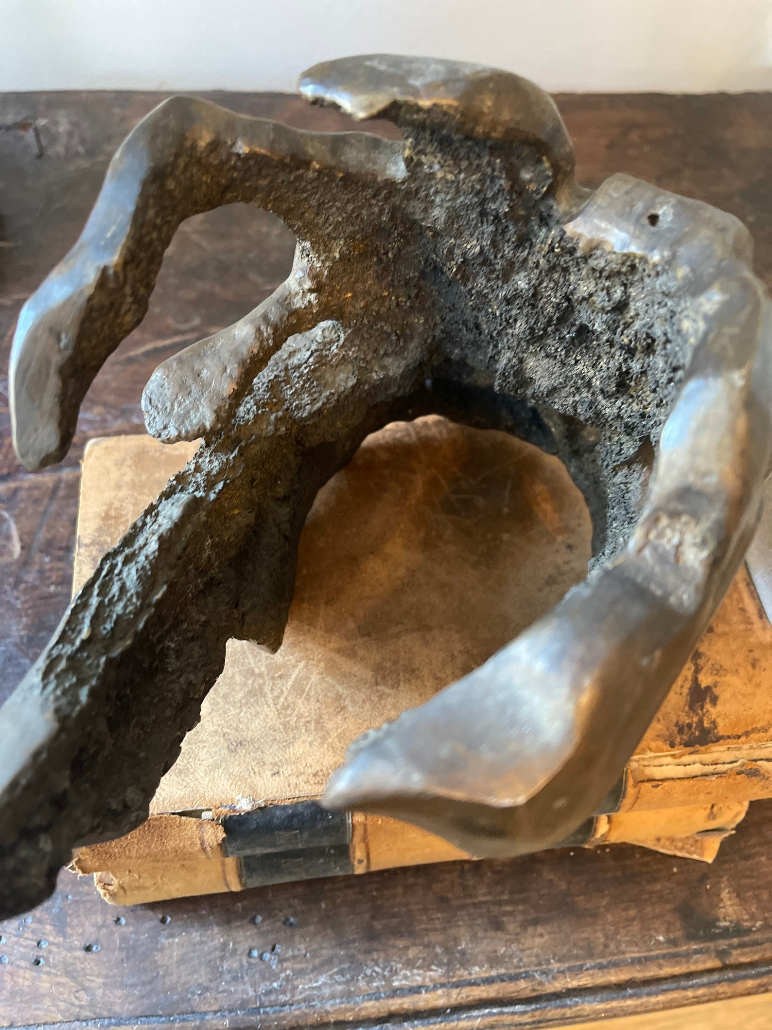 Signed Bronze Abstract Profile of Face Sculpture Postmodern - Etsy