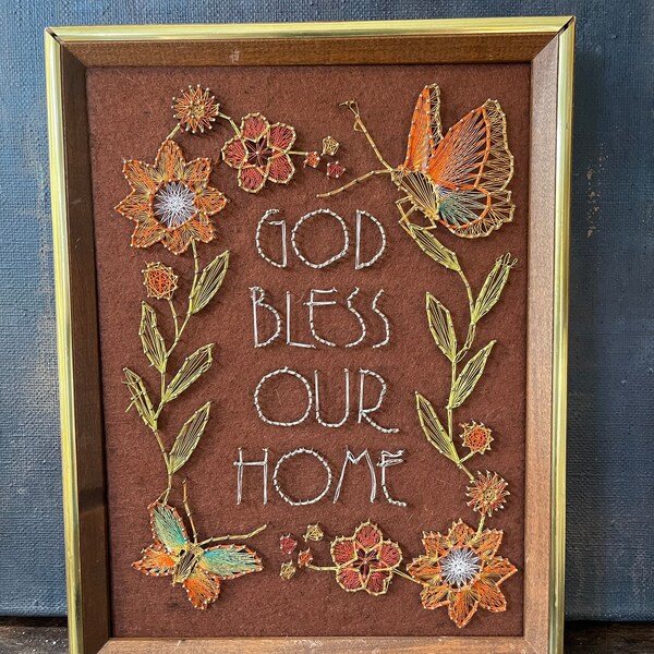 Vintage String Art - Etsy