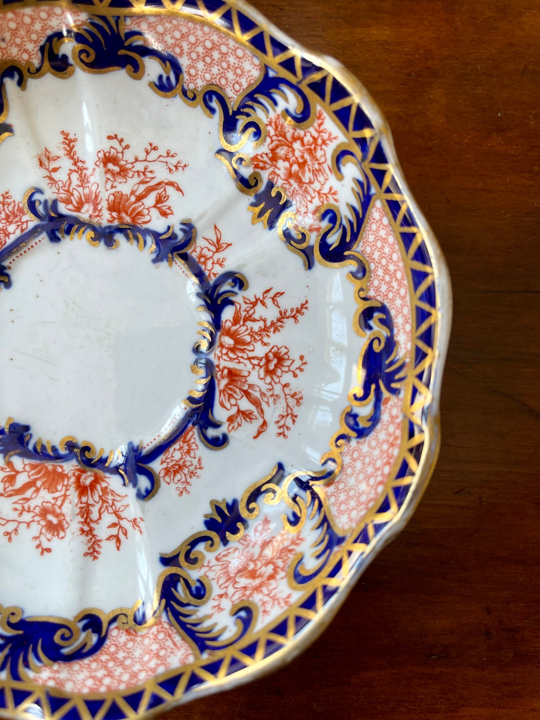 Set of Four (4) 5” Royal Crown Derby Bowls England Deep Blue Small Bowls