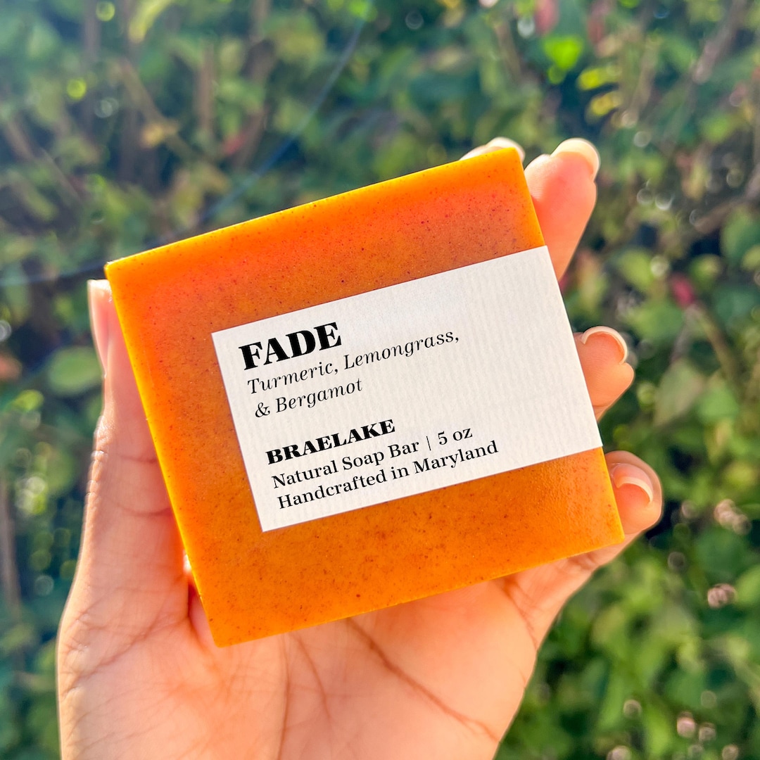 Fade | Turmeric With Bergamot & Lemongrass Bar Soap - Etsy