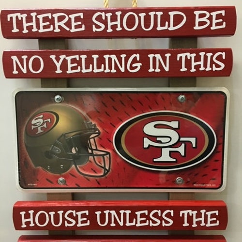 San Francisco 49er Decor SF 49er Ceramic Tile Sign - Etsy
