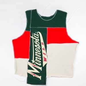 Reworked Wild Scrappy Tank Top Crop Top Custom Clothing - Etsy