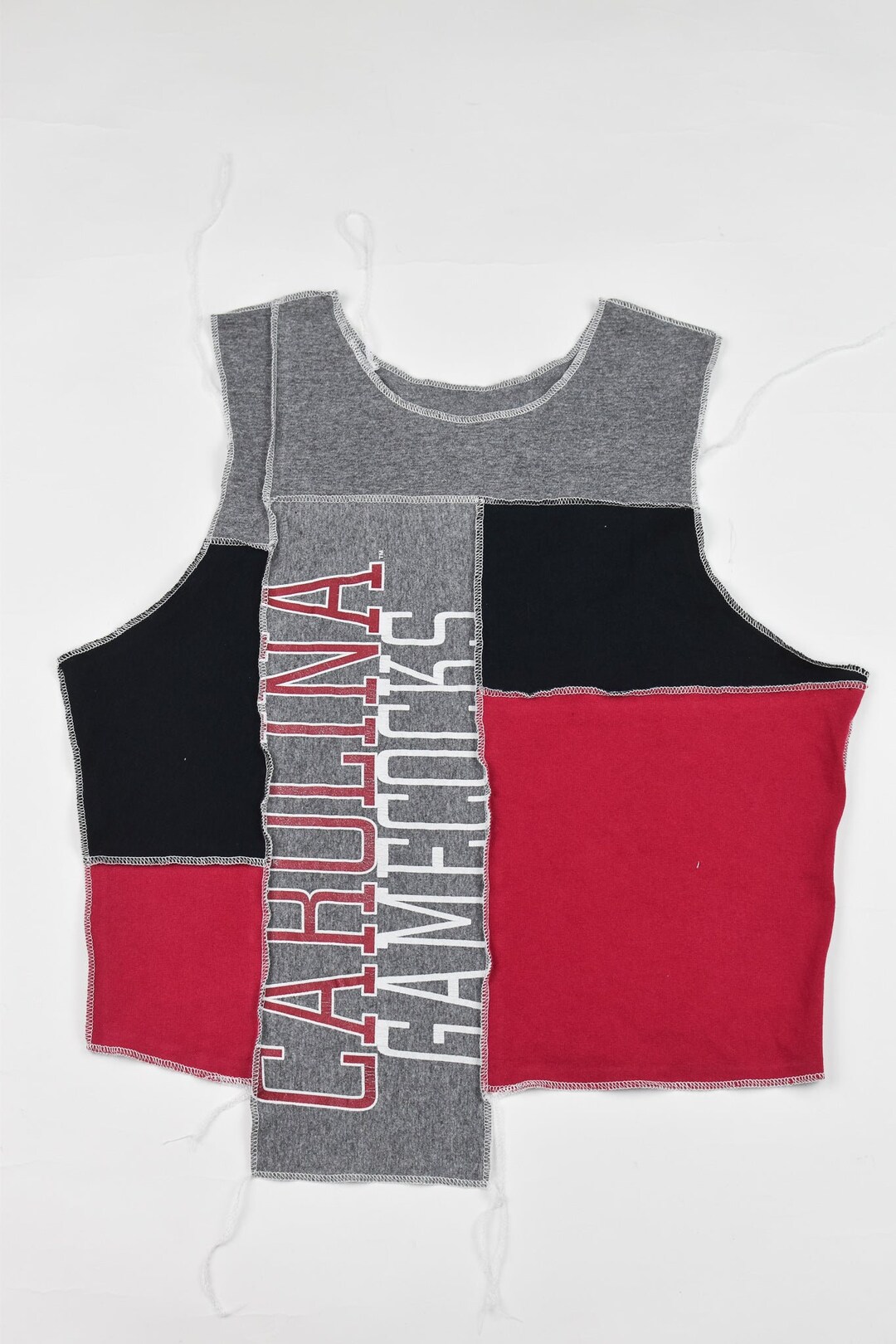 Upcycled South Carolina Scrappy Tank Top Crop Top Custom Clothing - Etsy