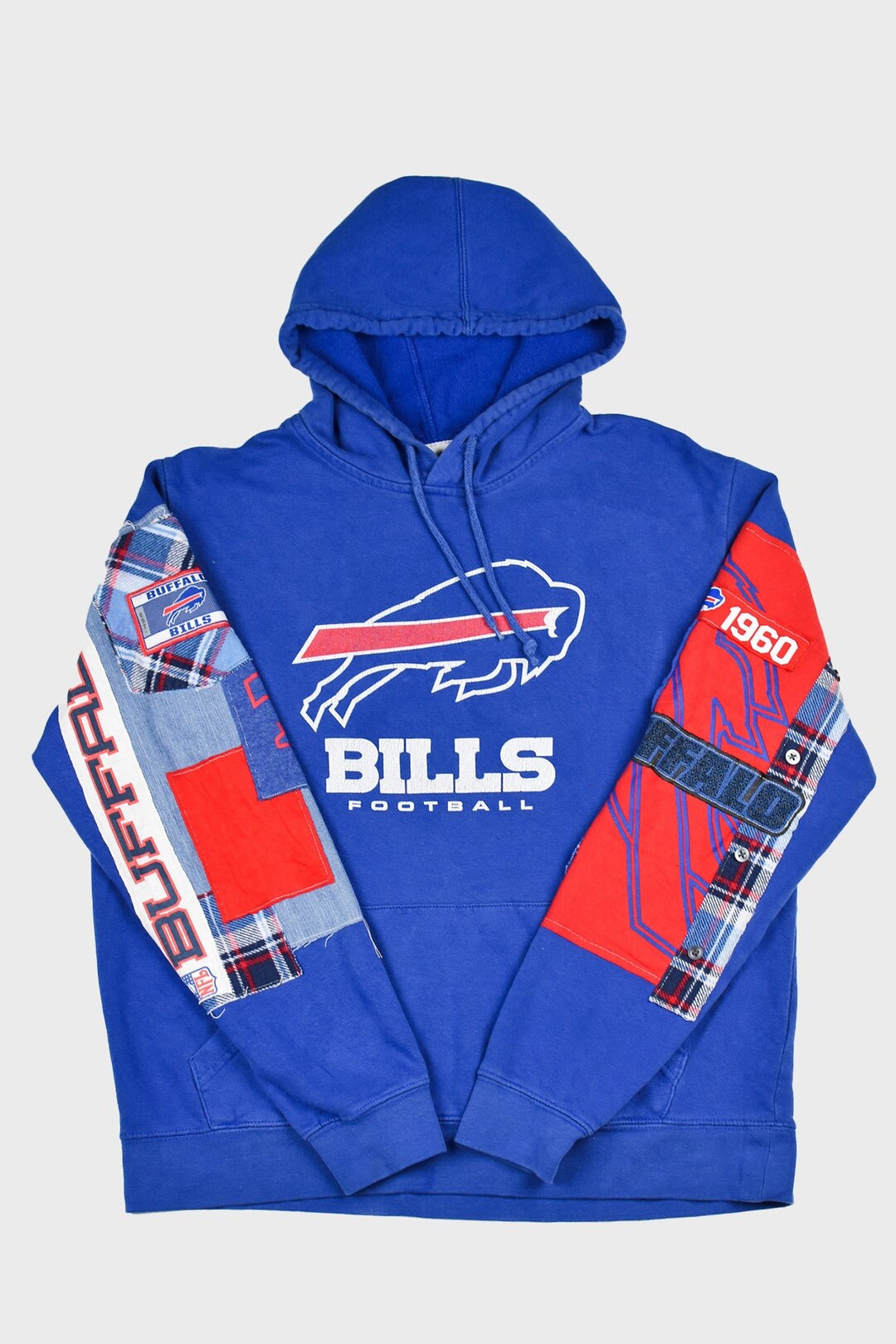 Upcycled Bills Patchwork Sweatshirt Crewneck Custom Clothing - Etsy