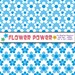 Flower Power Digital Paper, Flower Clipart, Floral Backgrounds, Flower ...
