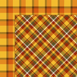 Autumn Plaids Digital Paper, Fall Digital Papers, Autumn Backgrounds ...